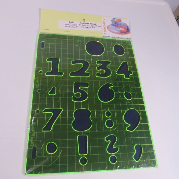 Fiskars | Office | Stencil Fiskars Shape Template Numbers 2 | Poshmark